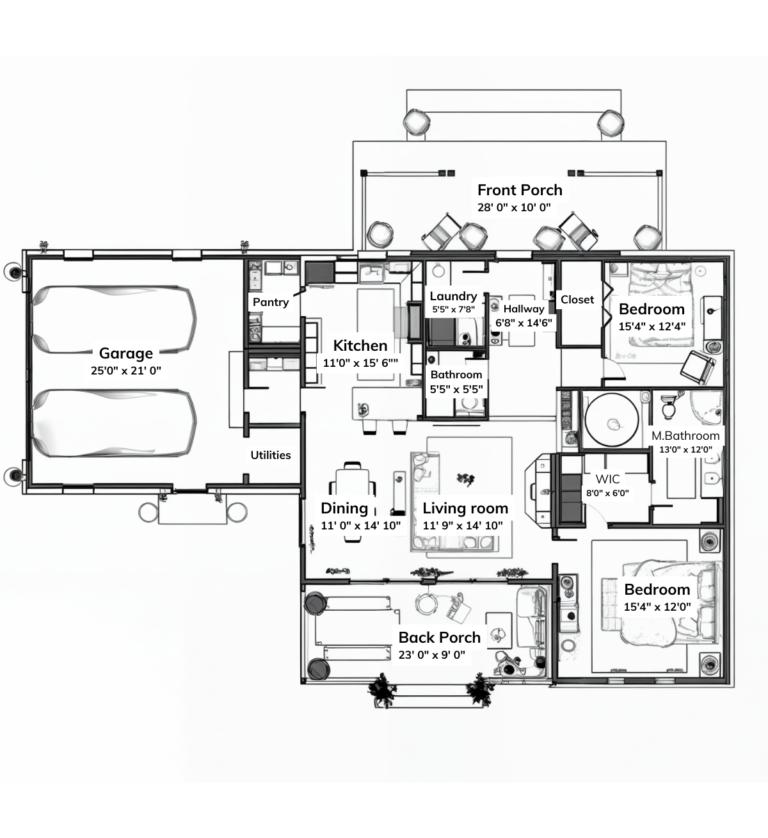 House Plan A451 – House Plans